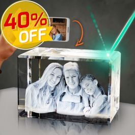 3D Crystal Rectangle Wide | 3dcrystal.com